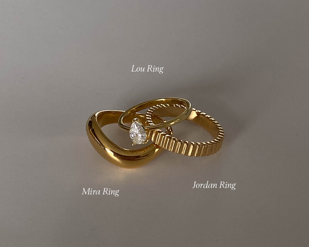 Mira Ring - Gold – Bare Jewellery